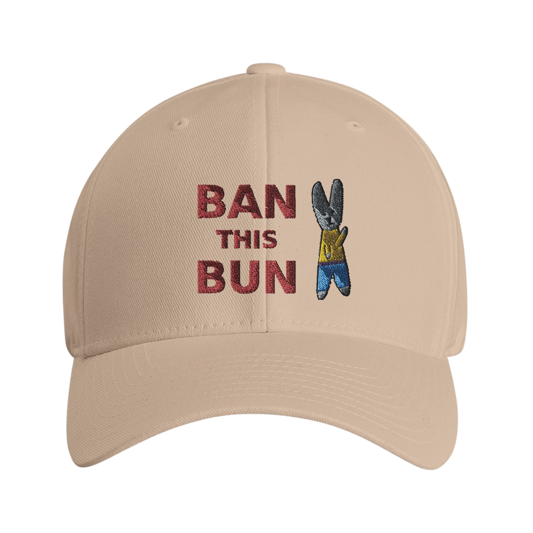 "Ban this Bun" Embroidered Baseball Cap – The Evanstein Emporium